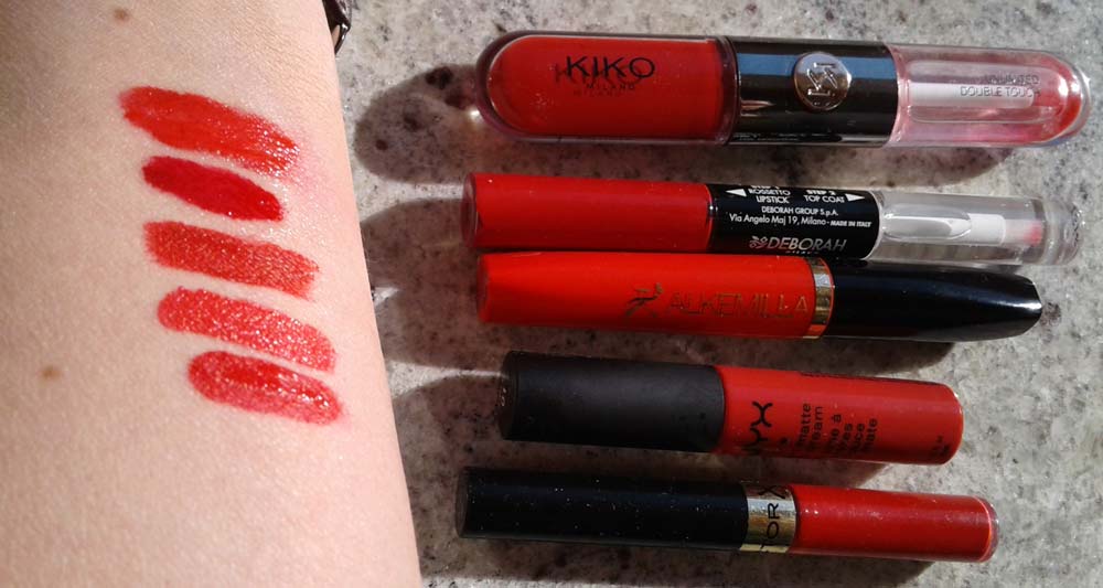 Absolute Lasting Liquid Lipstick Di Deborah Rossetto Liquido Colore Rosso